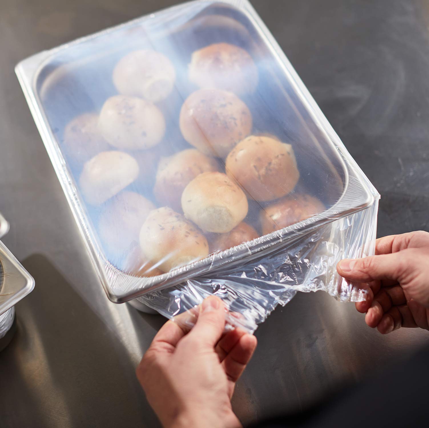Snapklik.com : PanSaver Disposable Clear Half Pan Covers For Shrink ...