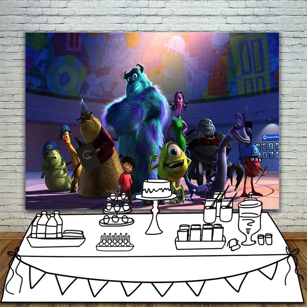 Monster Inc. Clipart En Blanco Y Negro