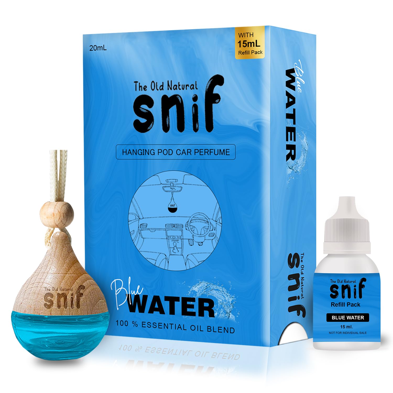 The Old Natural Snif Car Perfume With Essential Oils | Car Perfume ...