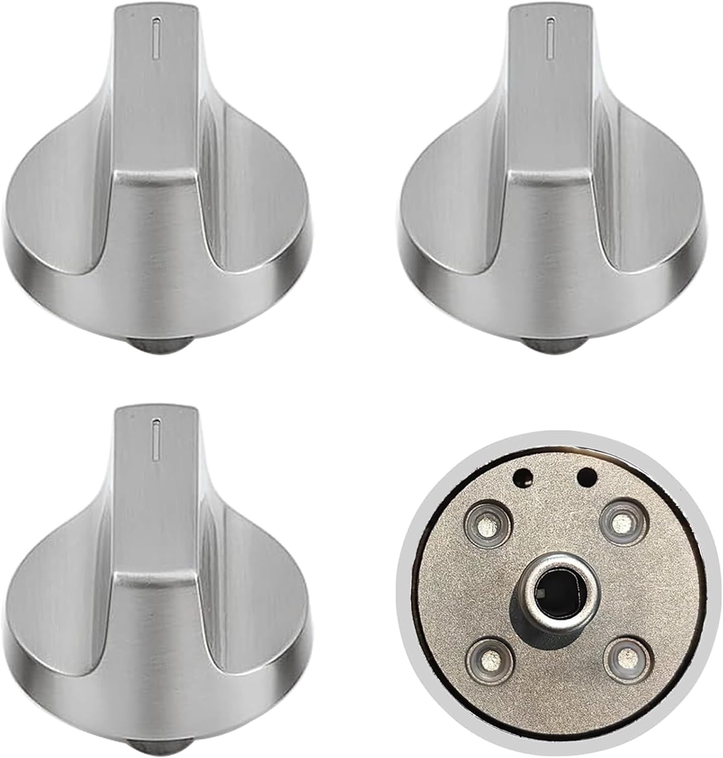 Amazon.com: 4 pcs W11418244 Range Knob Compatible with Whirlpool Gas ...
