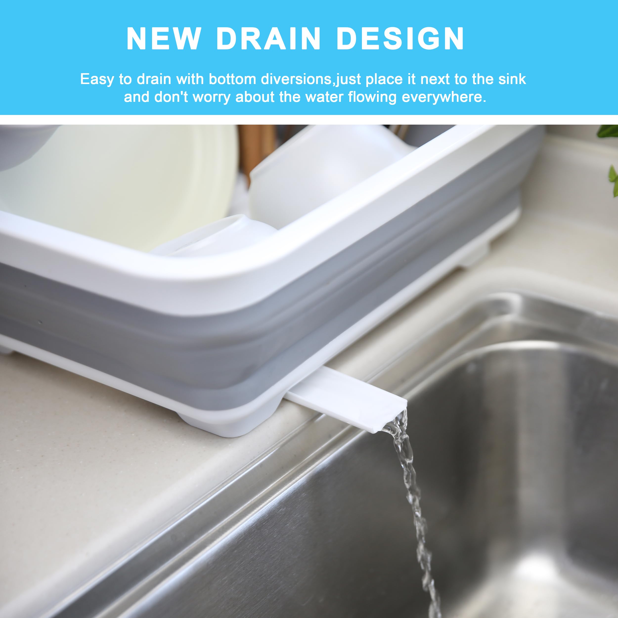 Snapklik.com : MontNorth Collapsible Dish Drying Rack