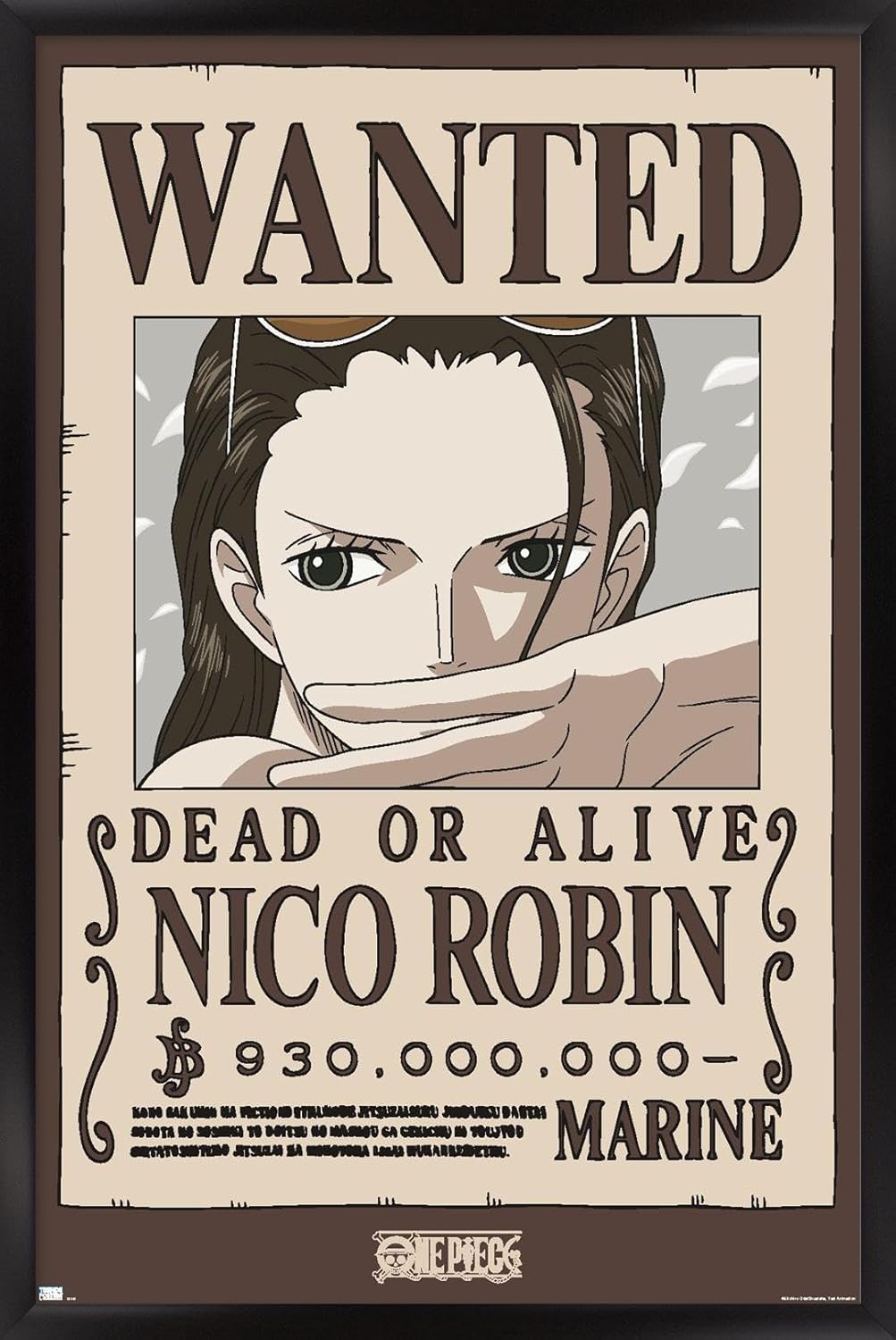 Amazon.com: Trends International One Piece - Nico Robin Wanted Poster ...