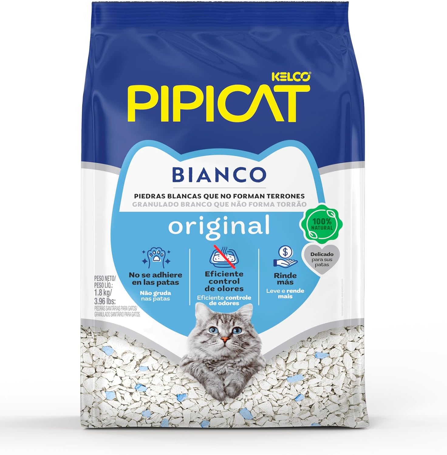 Pipicat Granulado Sanitario Bianco 1,8 kg | Amazon.com.br
