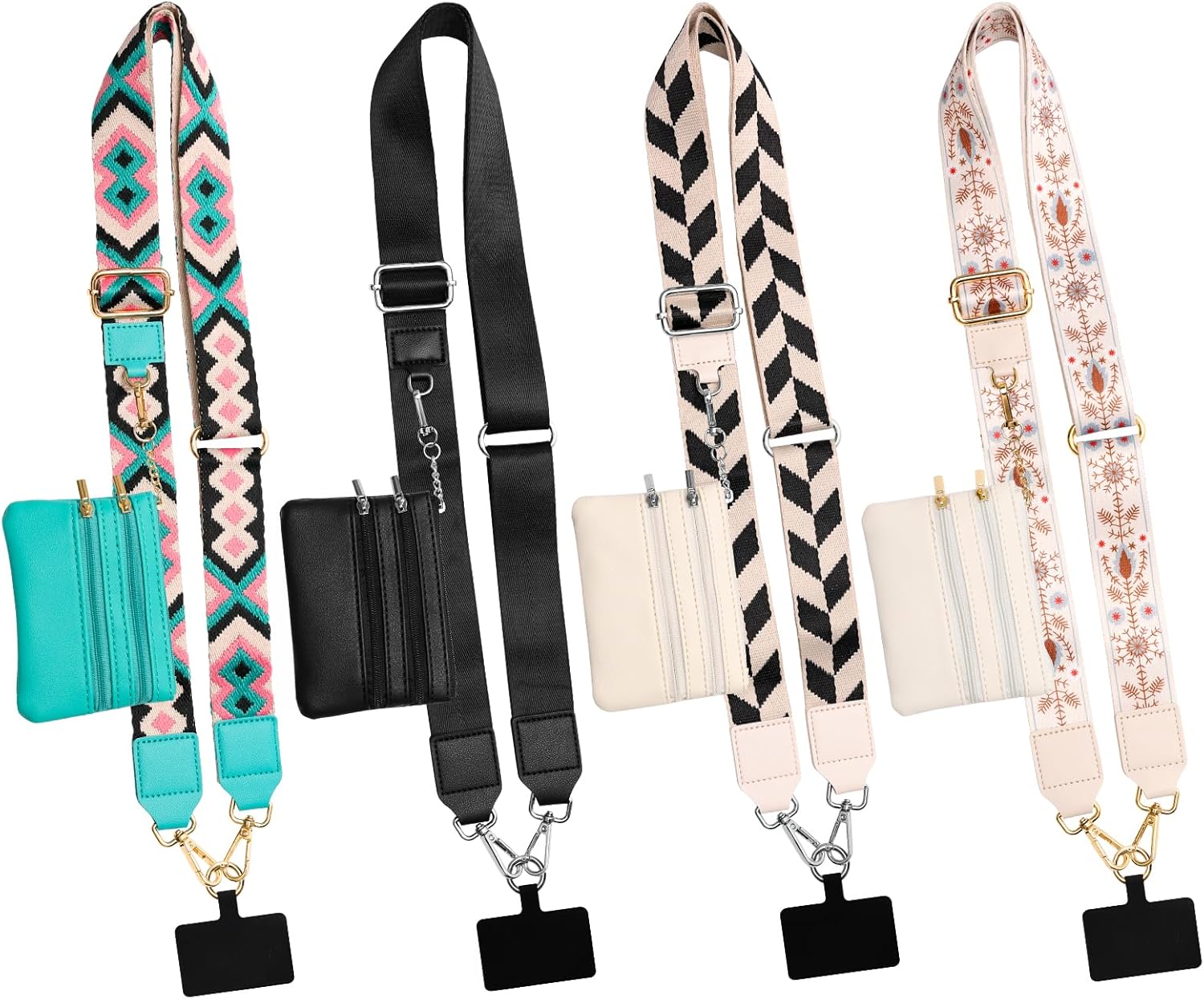 Amazon.com: Solaradgy 4PCS Clip and Go Strap for Phone with Wallet ...