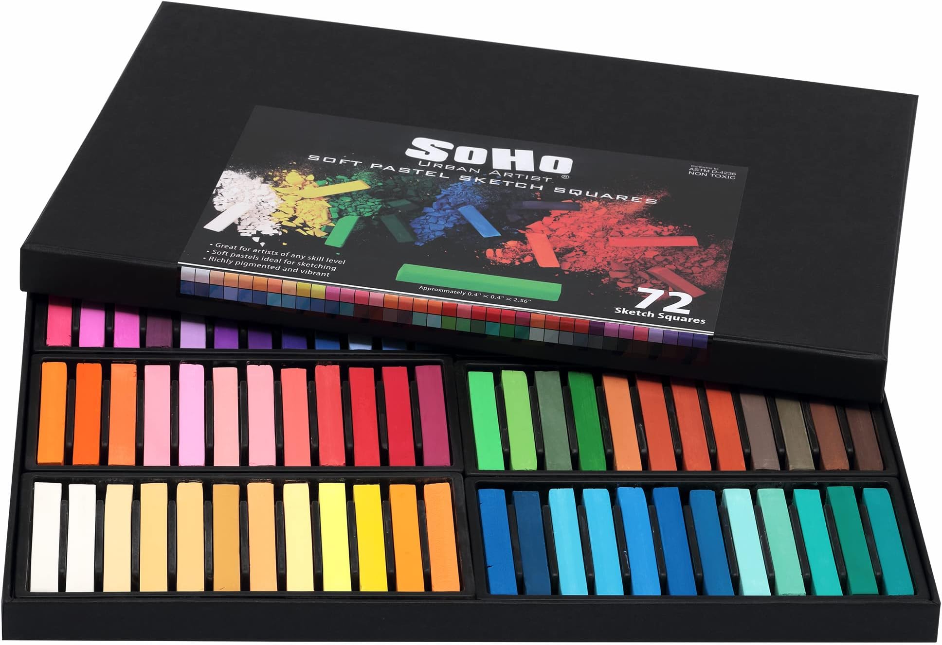 Soho Urban Artist Soft Pastel Sketch Squares For Professional Pastel ...