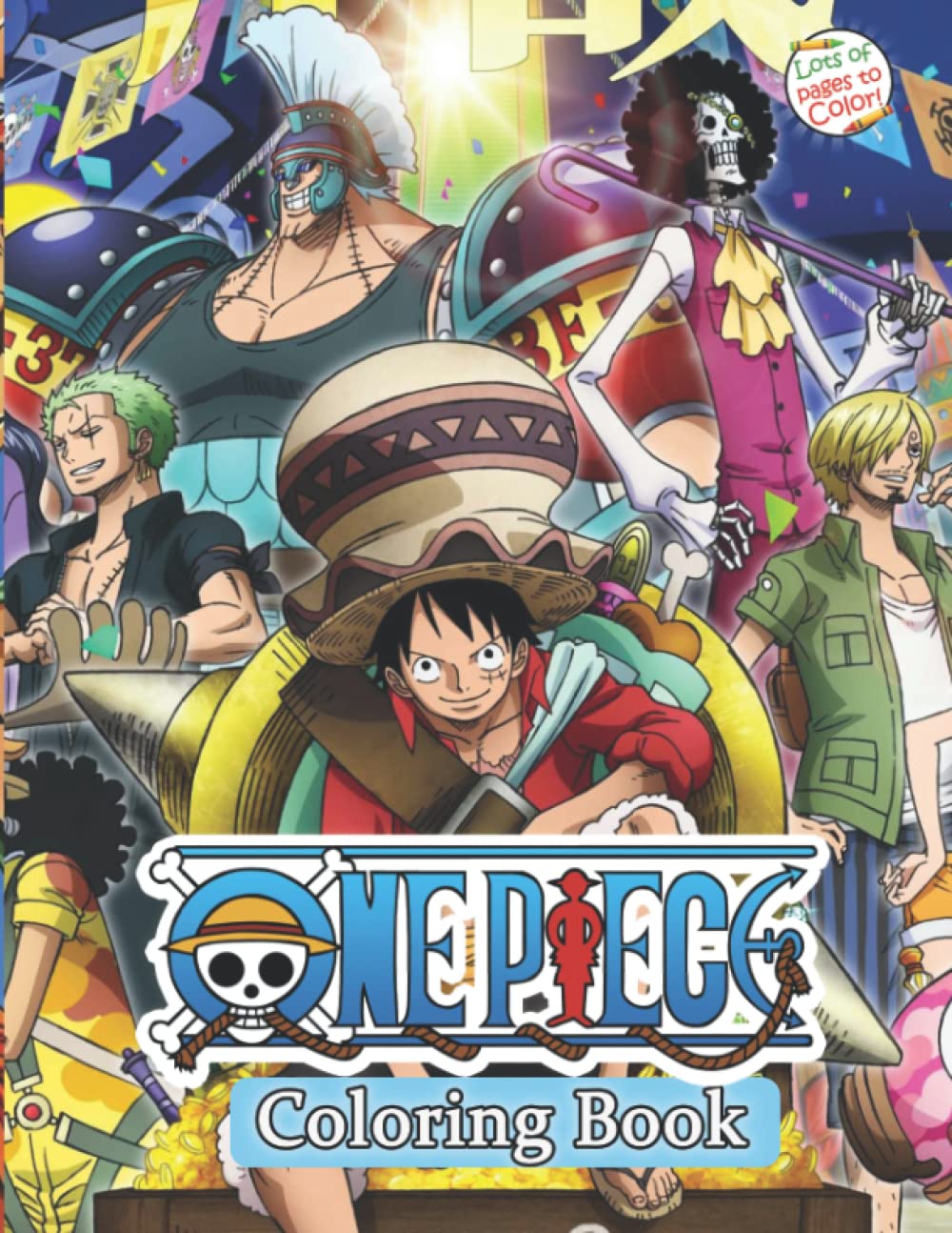 Buy Óne Píece Coloring Book: 50+ High Quality Coloring Pages For All ...