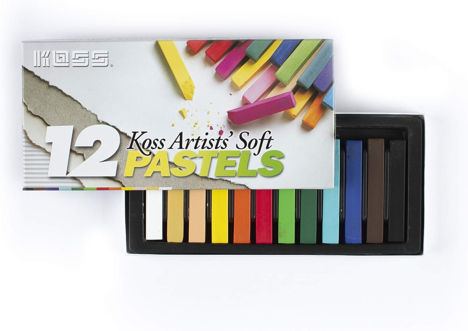 Amazon.com: Soft Pastel Chalks In 12 Popular Colors (3 Sets)
