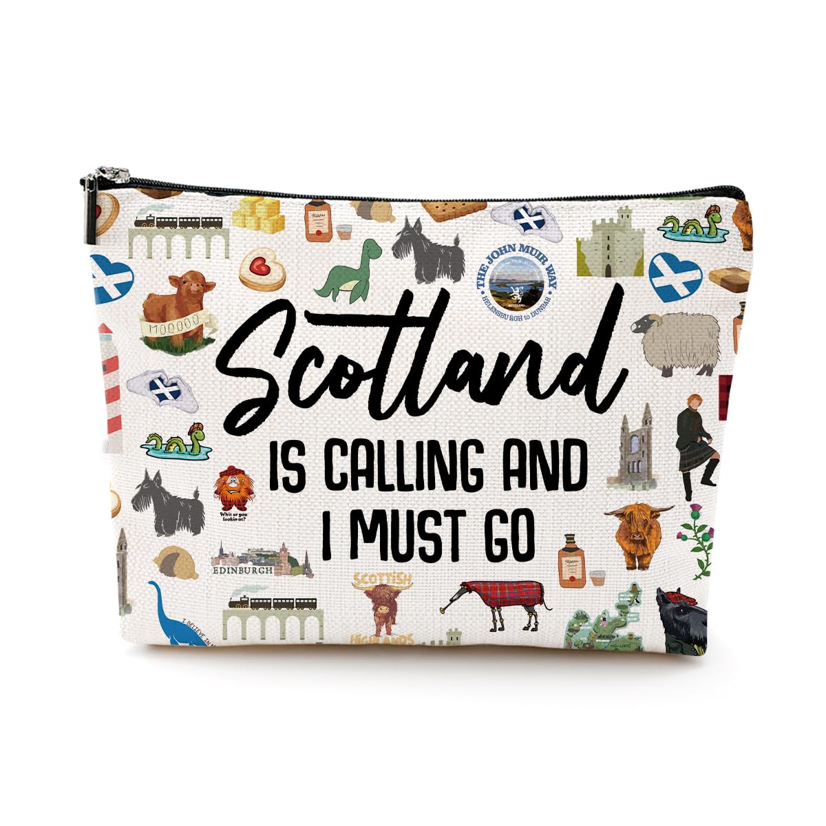 Amazon.com: LONGXIN Scotland Gifts for Women Makeup Bag Scottish Gifts ...