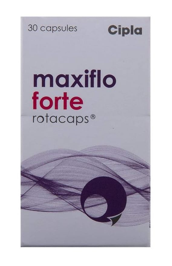 Maxiflo Forte Rotacaps - Bottle of 30 Capsules : Amazon.in: Health ...
