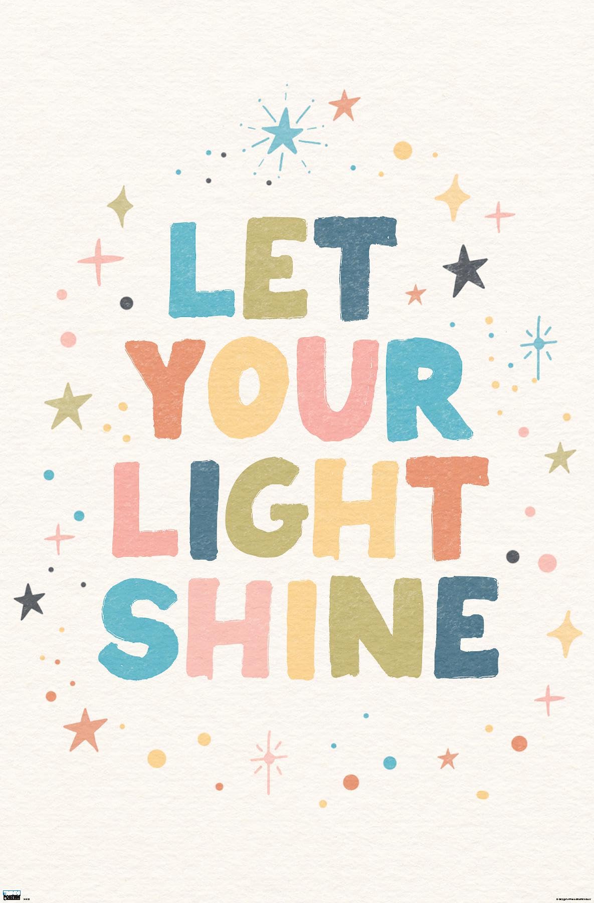 Amazon.com: Trends International Let Your Light Shine Wall Poster, 34L ...