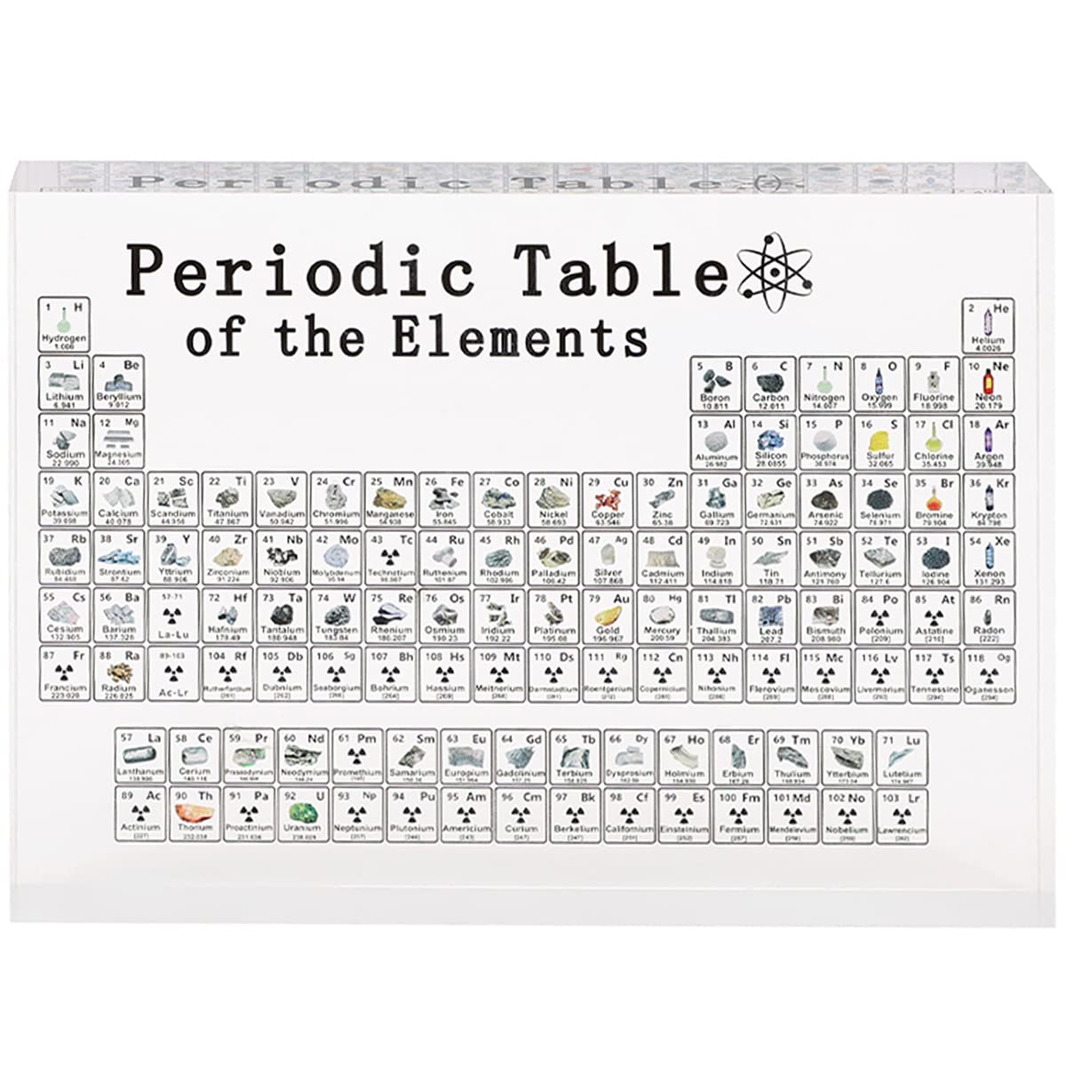 Buy Acrylic Periodic Table, Chemistry Periodic Table, Periodic Table ...