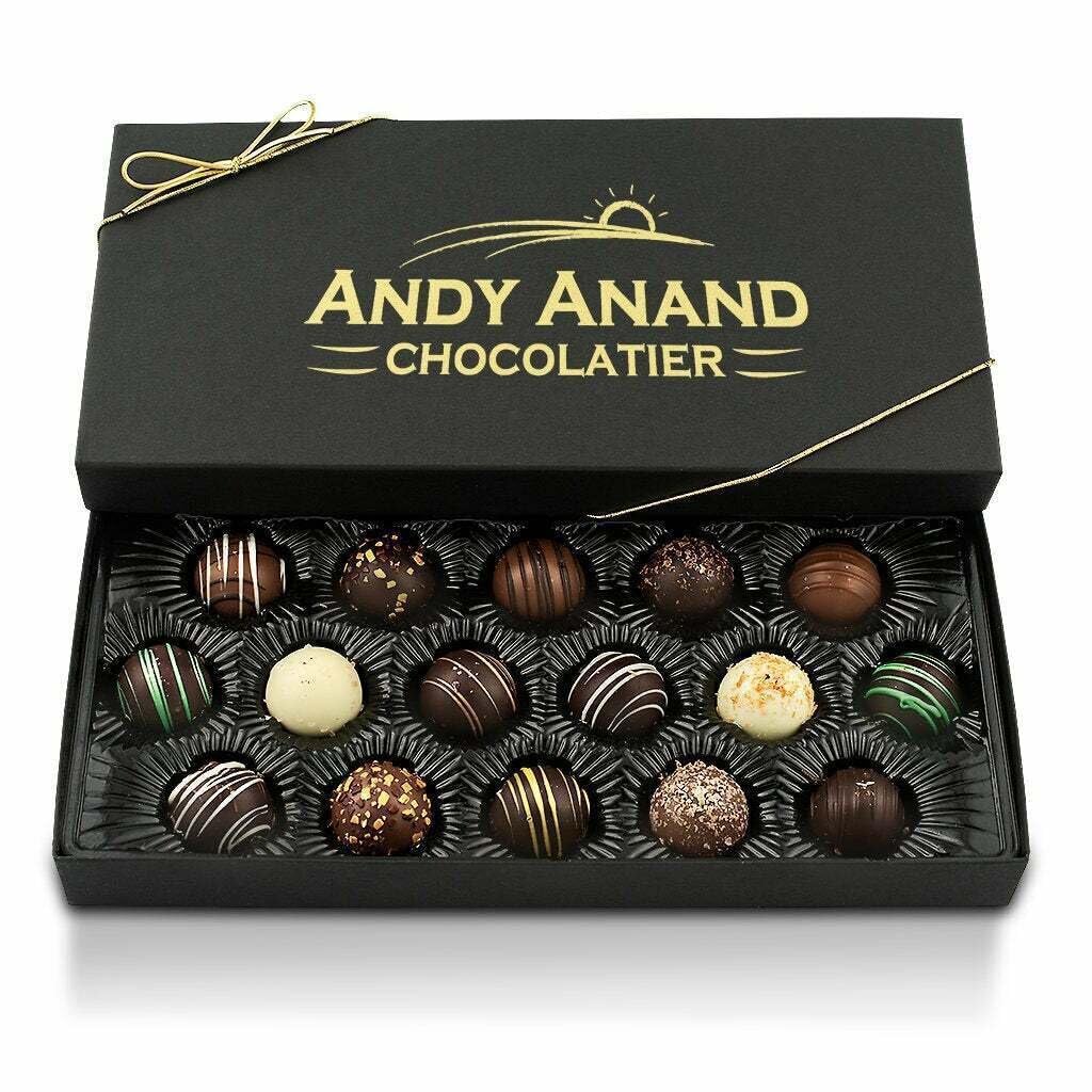 Amazon.com: Andy Anand 32 Luxurious Handmade Truffles Gift Box ...