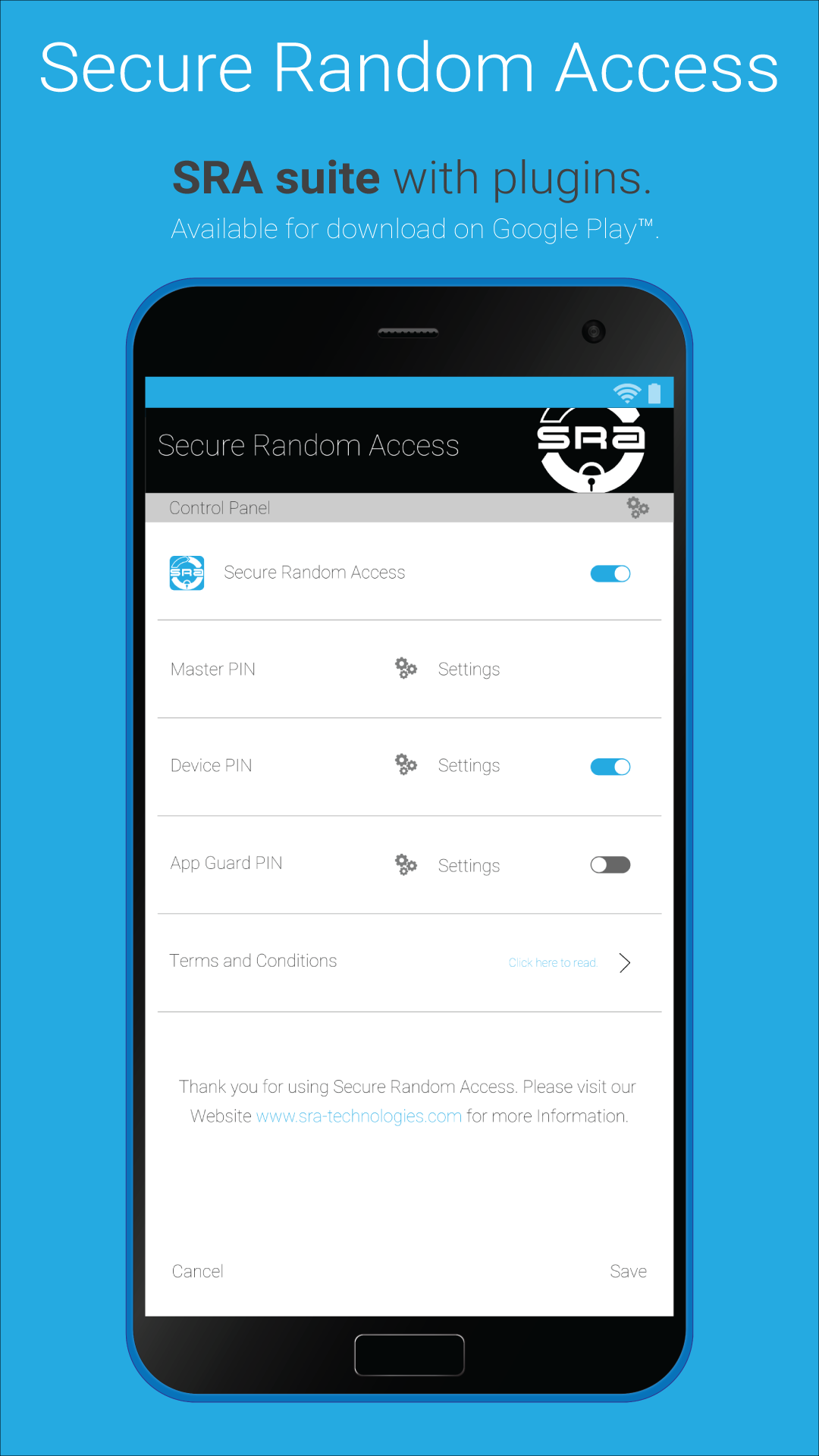 SRA Secure Lockscreen - App on Amazon Appstore