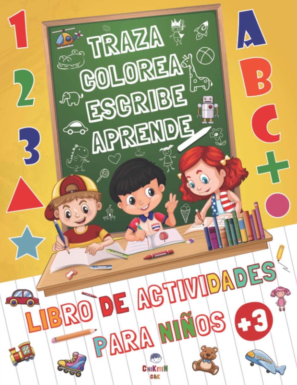 Traza Colorea Escribe Aprende Libro De Actividades Para Ninos 3 ...