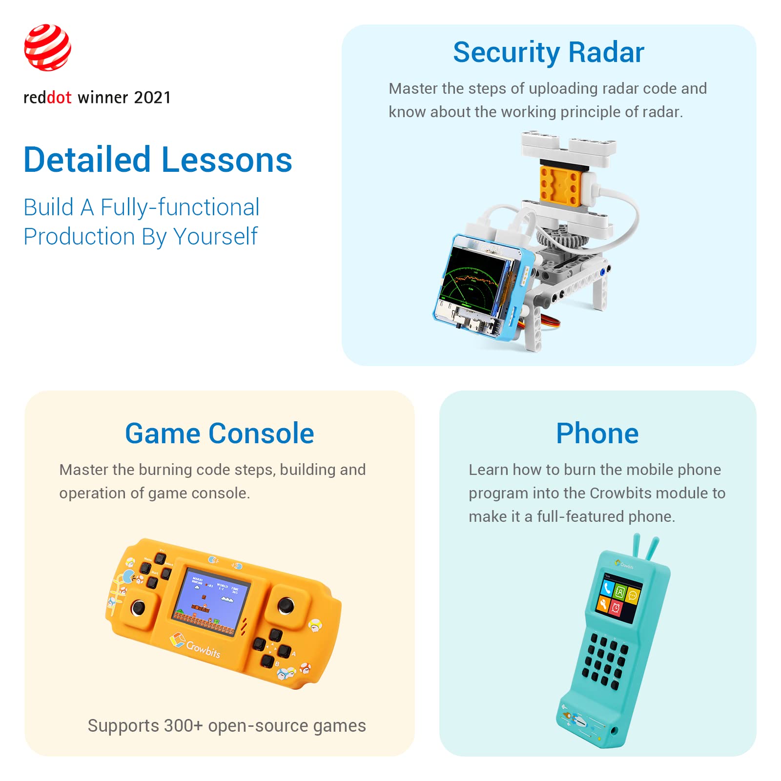 Snapklik.com : Programming Learning Kit, 3-in-1 Coding Block Toy For Kids 10+, Compatible