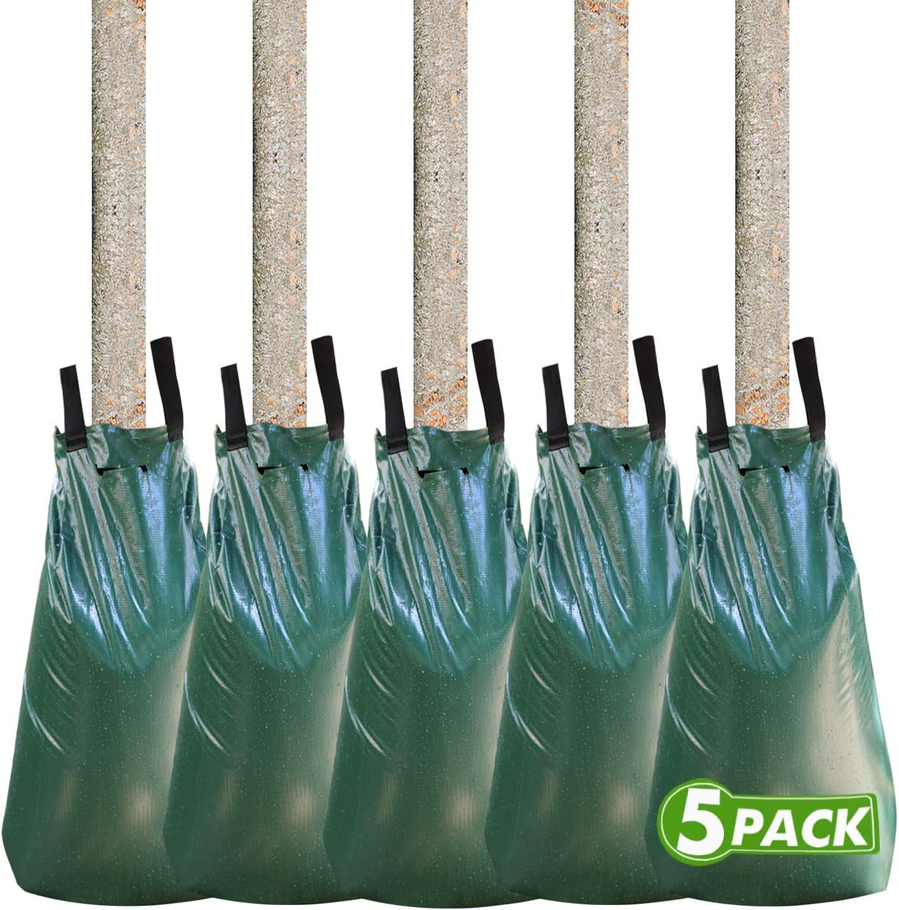 Amazon.com : Finnhomy 2 Pack Tree Watering Ring Tree Watering Bag 15 ...