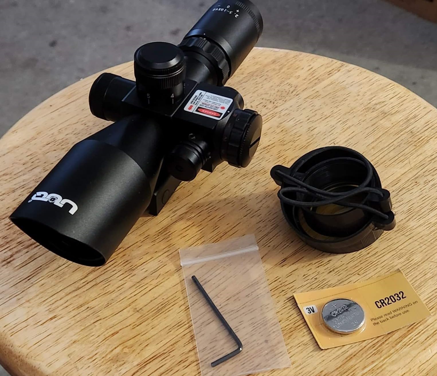 $10/mo - Finance UUQ 2.5-10x40ER Rifle Scope with Red/Green Illuminated ...