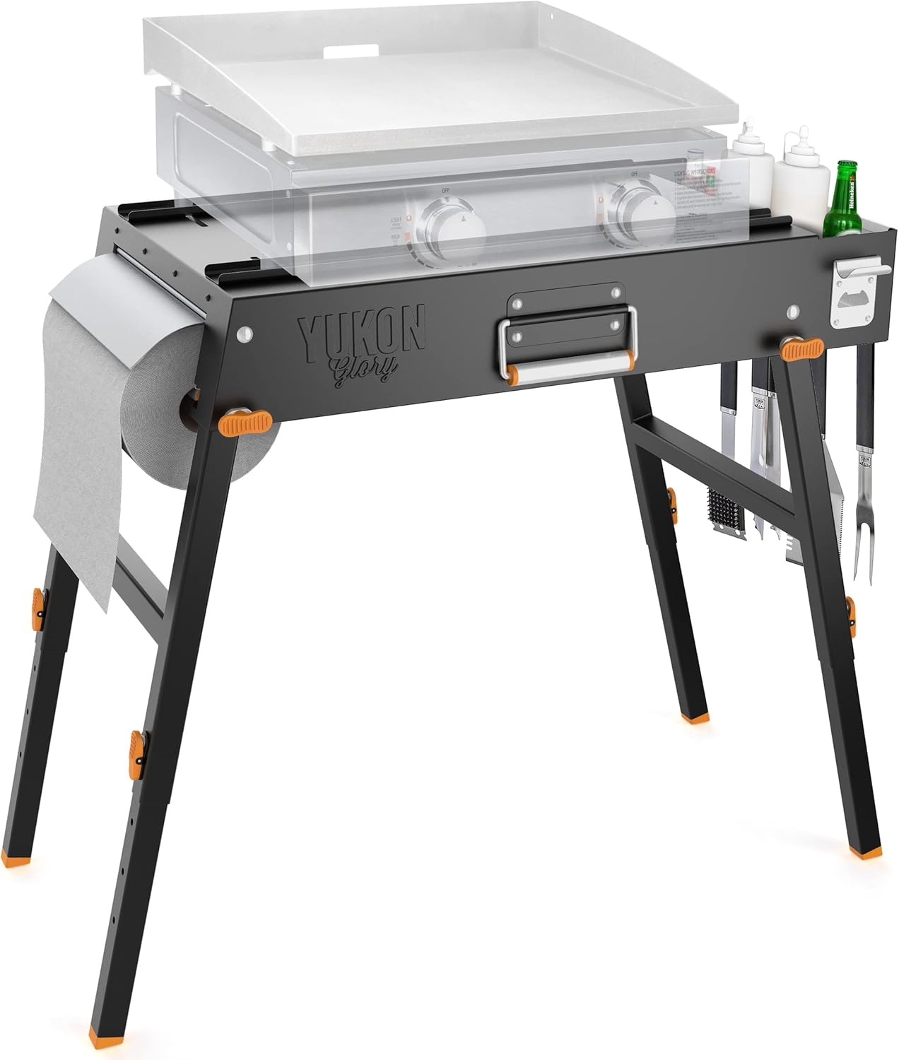 Amazon.com : Yukon Glory Universal Portable Grill Table/Flat Top Grill ...