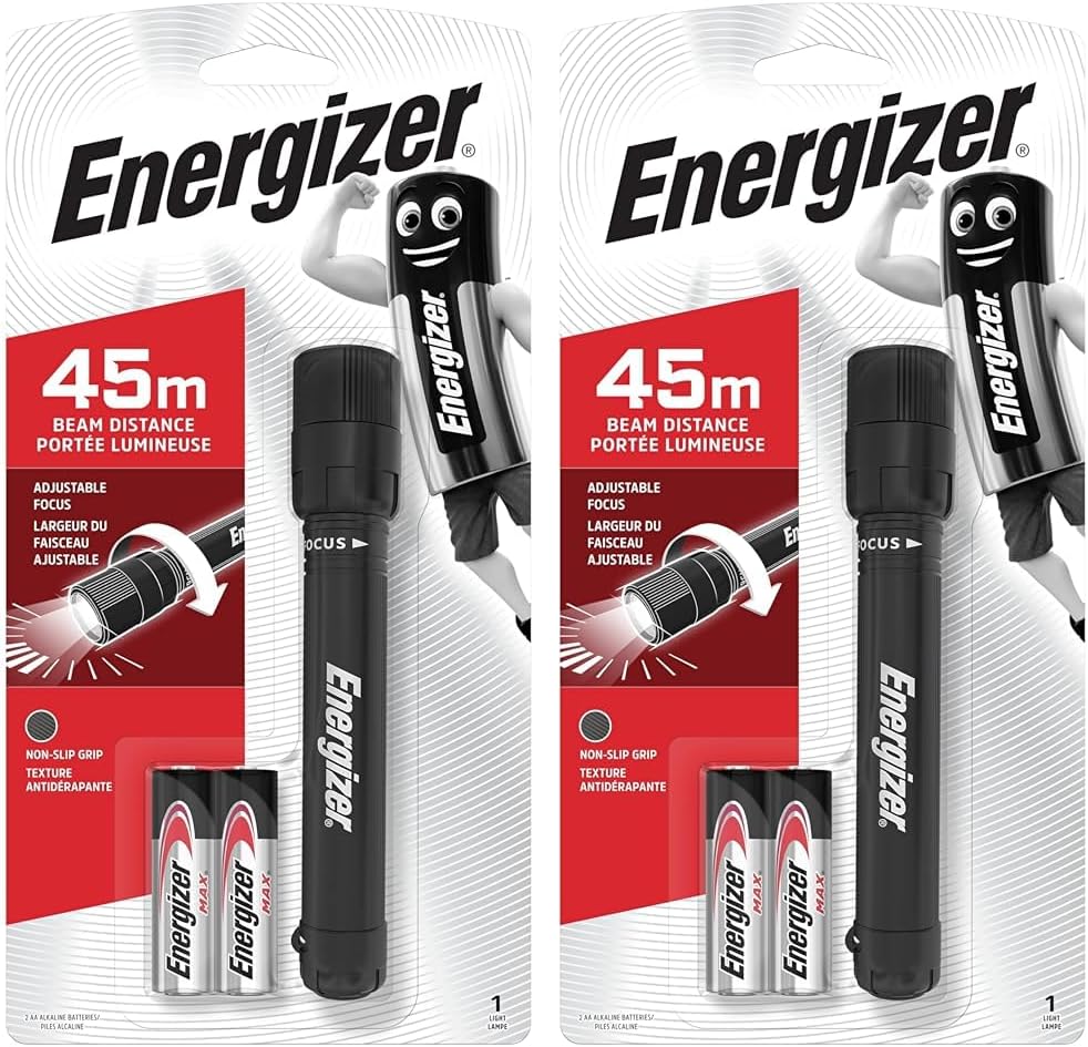 Energizer X Focus LED Torch, Bright Flashlight, Water Resistant, for ...