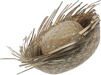 Amazon.com: PACKOVE Straw Hawaiian Hat Mexican Sombrero Hat ...