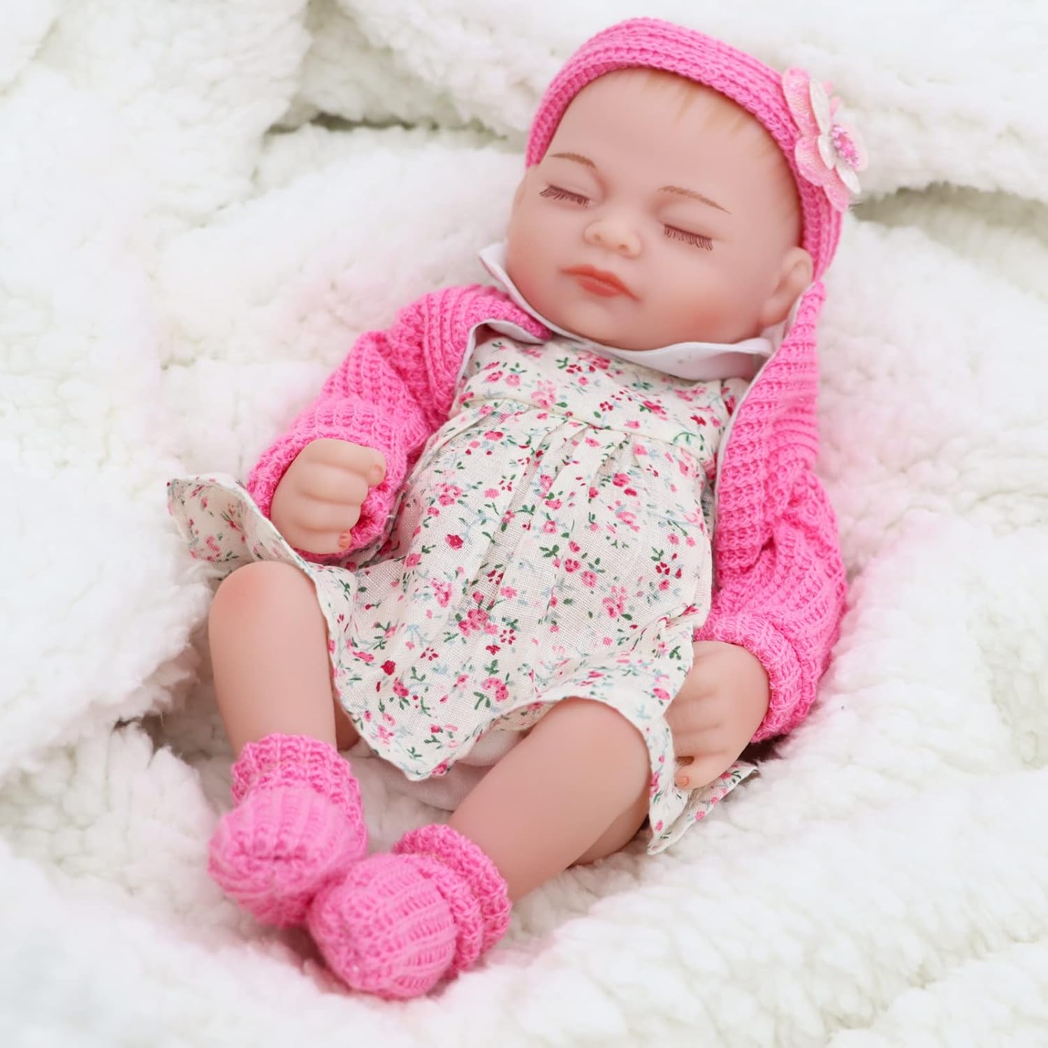 Amazon.com: JRLCGYP Full Silicone Baby Dolls Girl Vinyl, Reborn ...