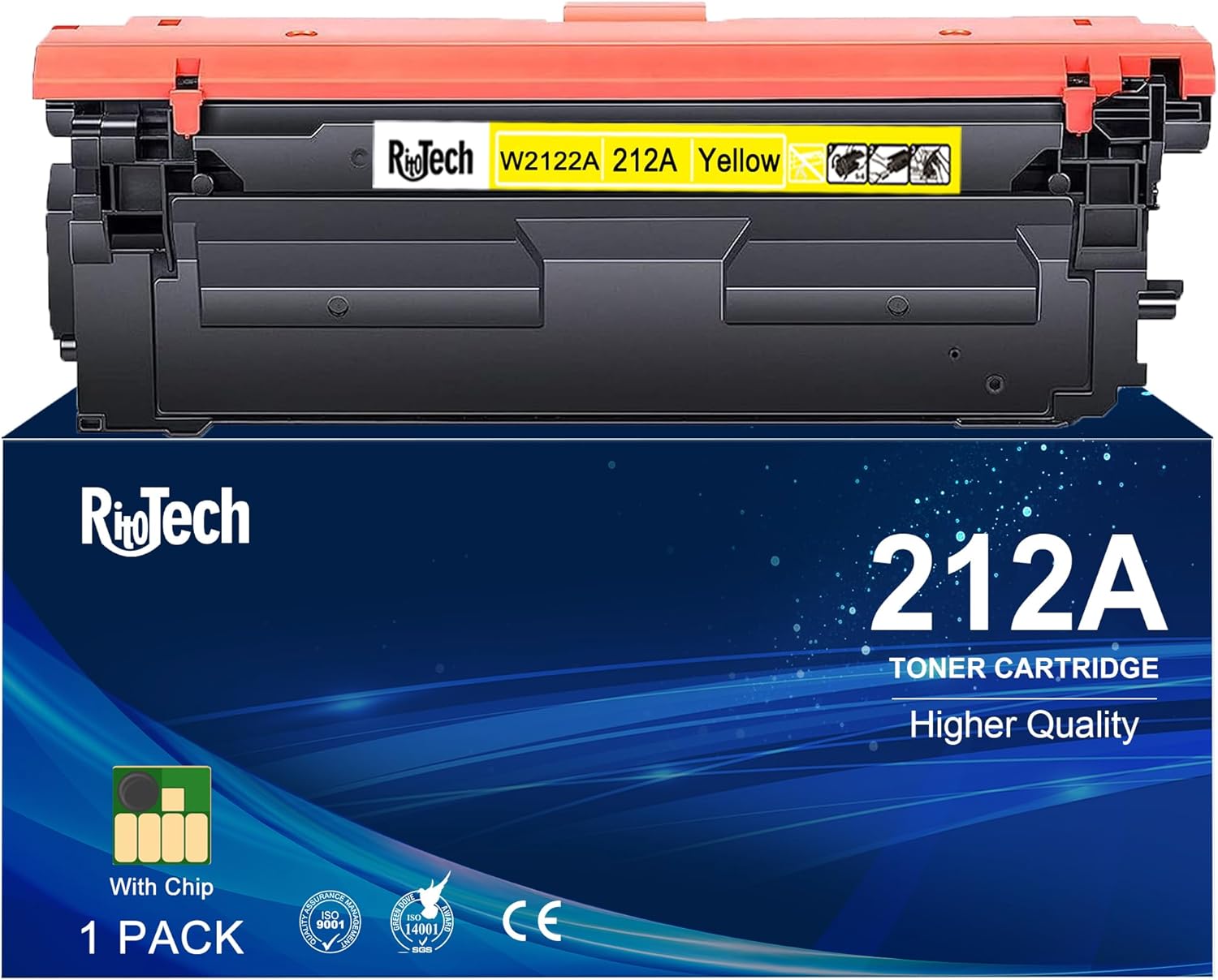 Amazon.com: 212A Yellow Toner Cartridge,Compatible Replacement for HP ...