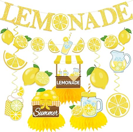 Amazon.com: Lemonade Stand Decorations, Lemon Party Decorations ...