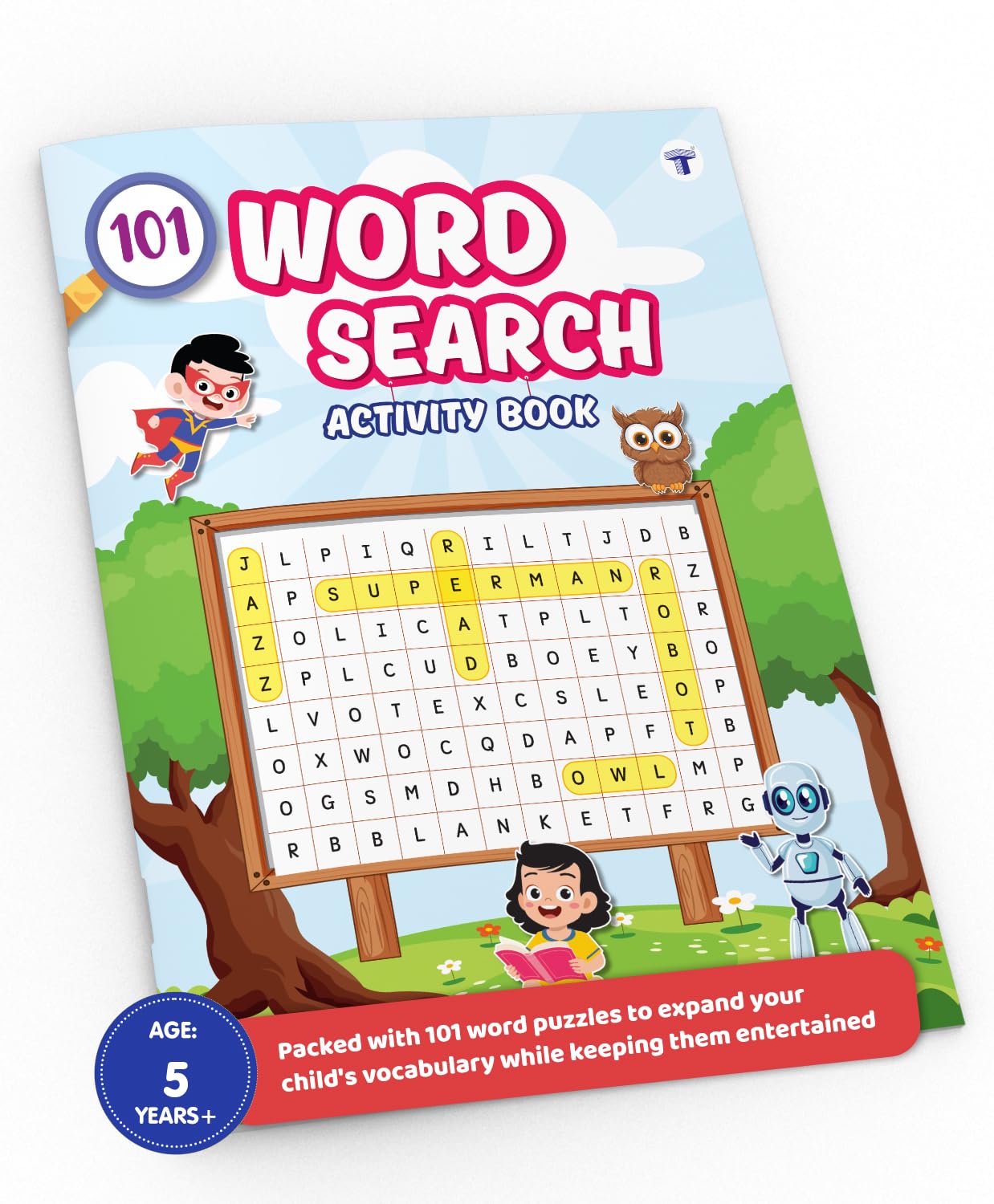 Buy 101 Word Search Activity Book for Kids Ages 5+ Years | Words ...