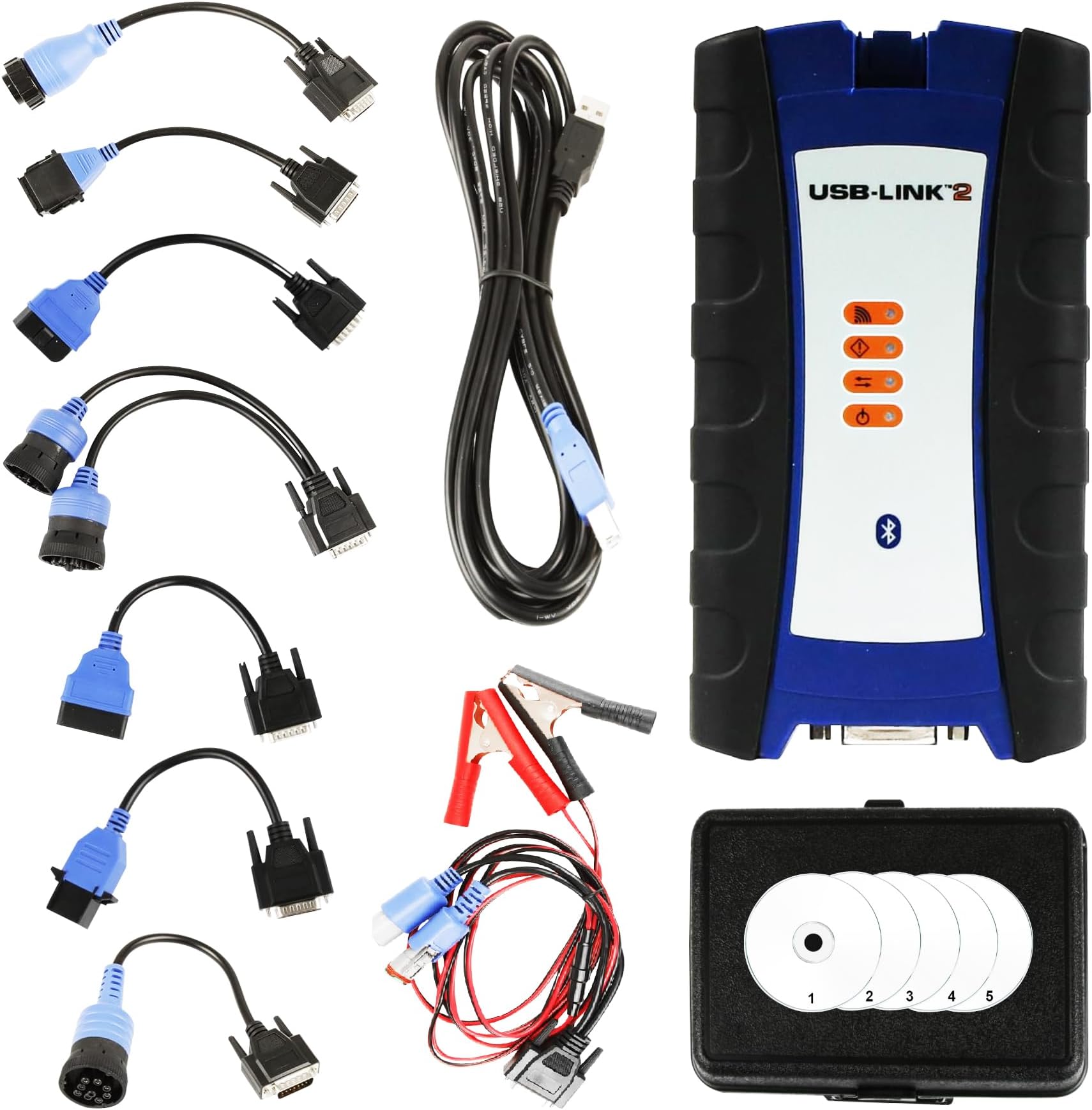 Amazon.com: USB-Link Nexiq N2+BT Diagnostic Tool with Cables, Bluetooth ...