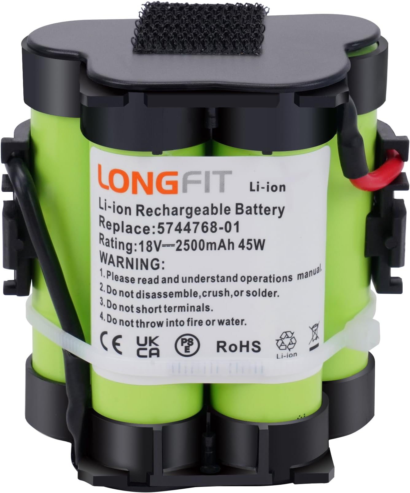 Replacement Battery 18V 2.5Ah Compatible with Gardena R38Li, R40Li ...