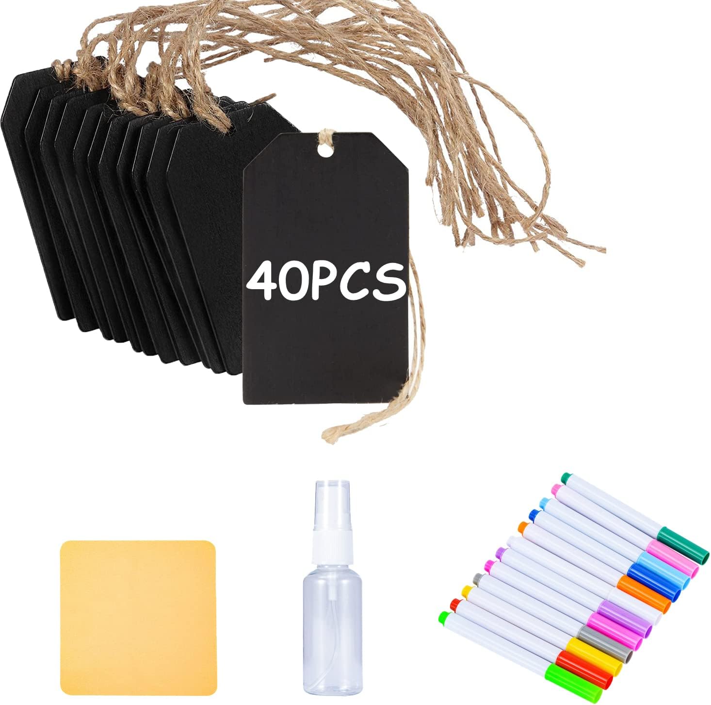Amazon.com : 40PCS Labels for Storage Bins, Chalkboard Labels, Name Tag ...