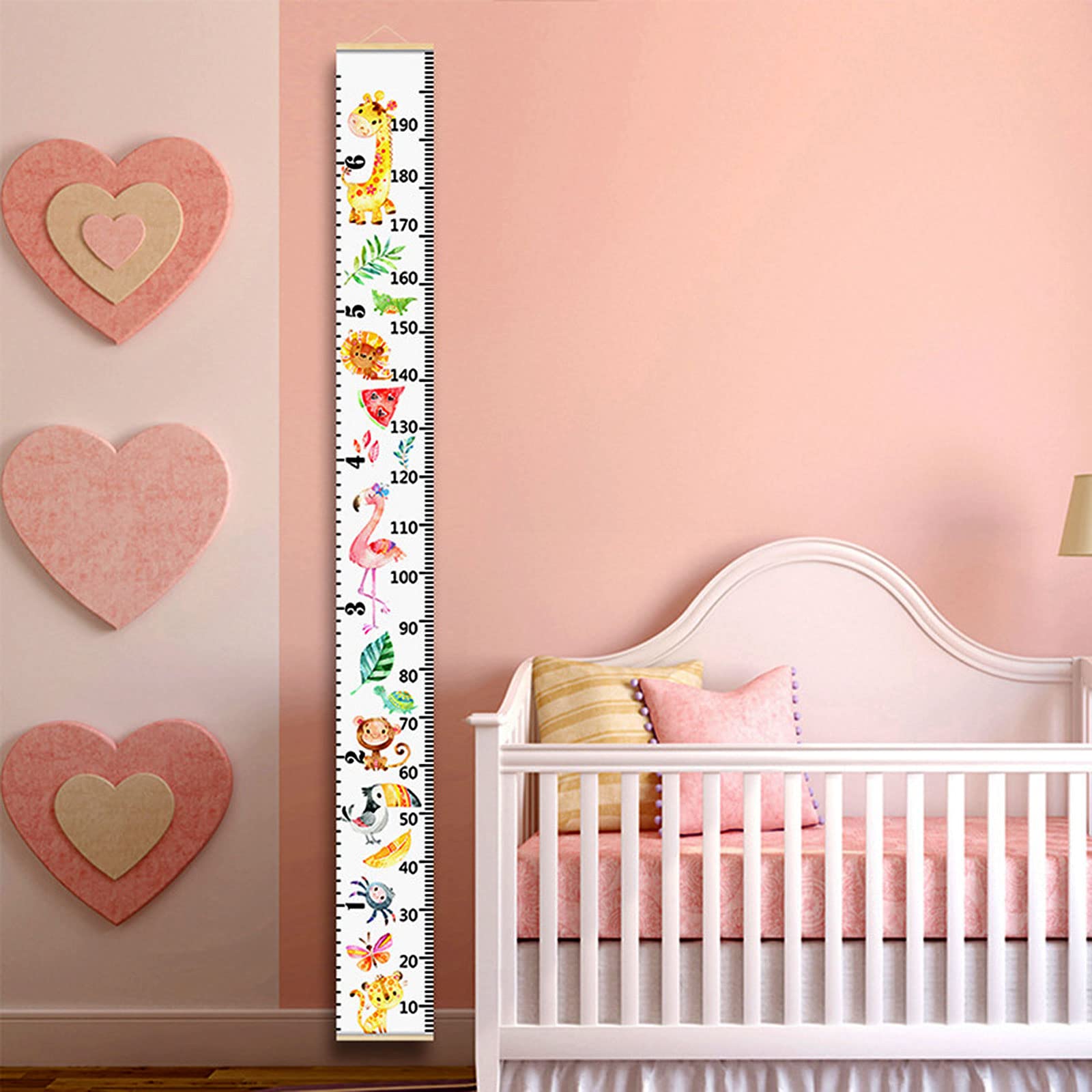 Snapklik.com : Growth Chart For Kids, Wall Sticker Removable Height Measure Chart Portable ...