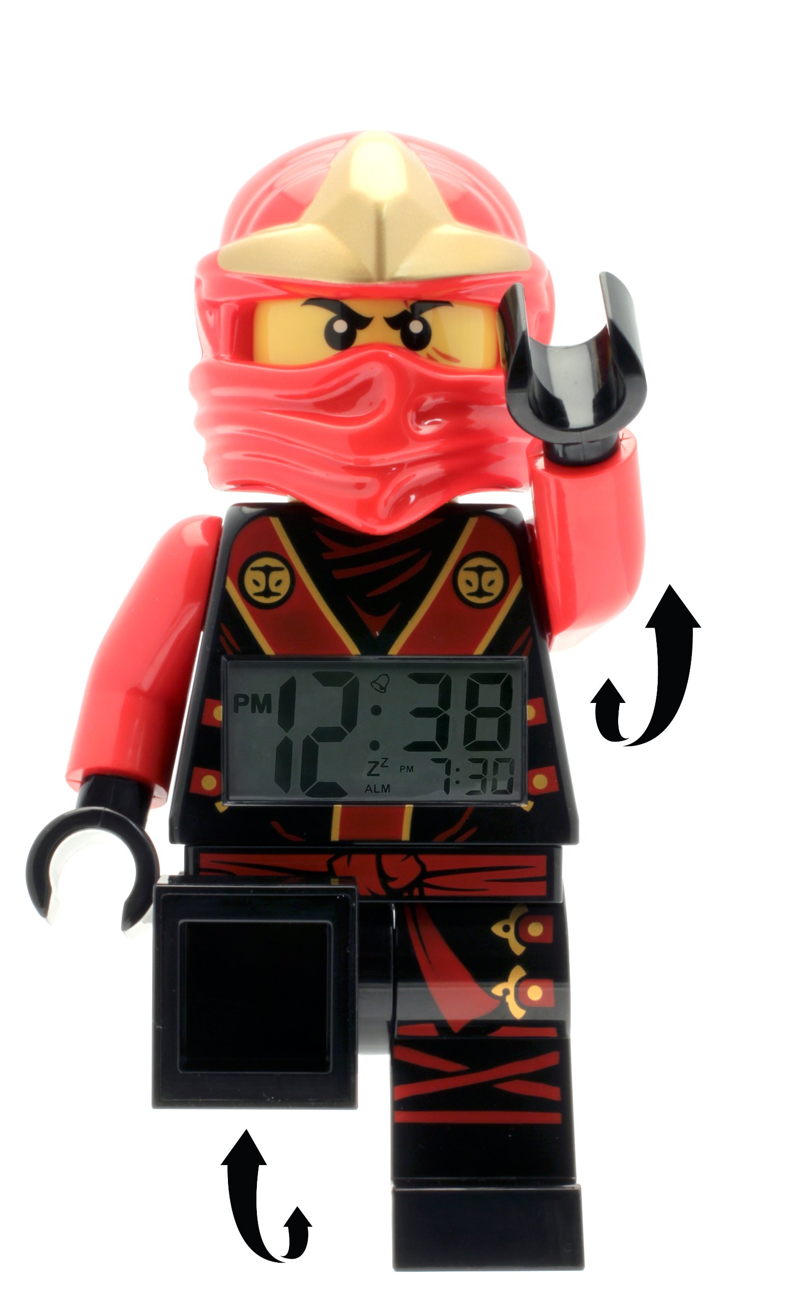 Lego Ninjago Zane Moveable Minifigure Lcd Alarm Clock LEGO Ninjago Kai