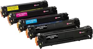 5 (Set + Black) INK INSPIRATION® Remanufactured Laser Toner Cartridges ...