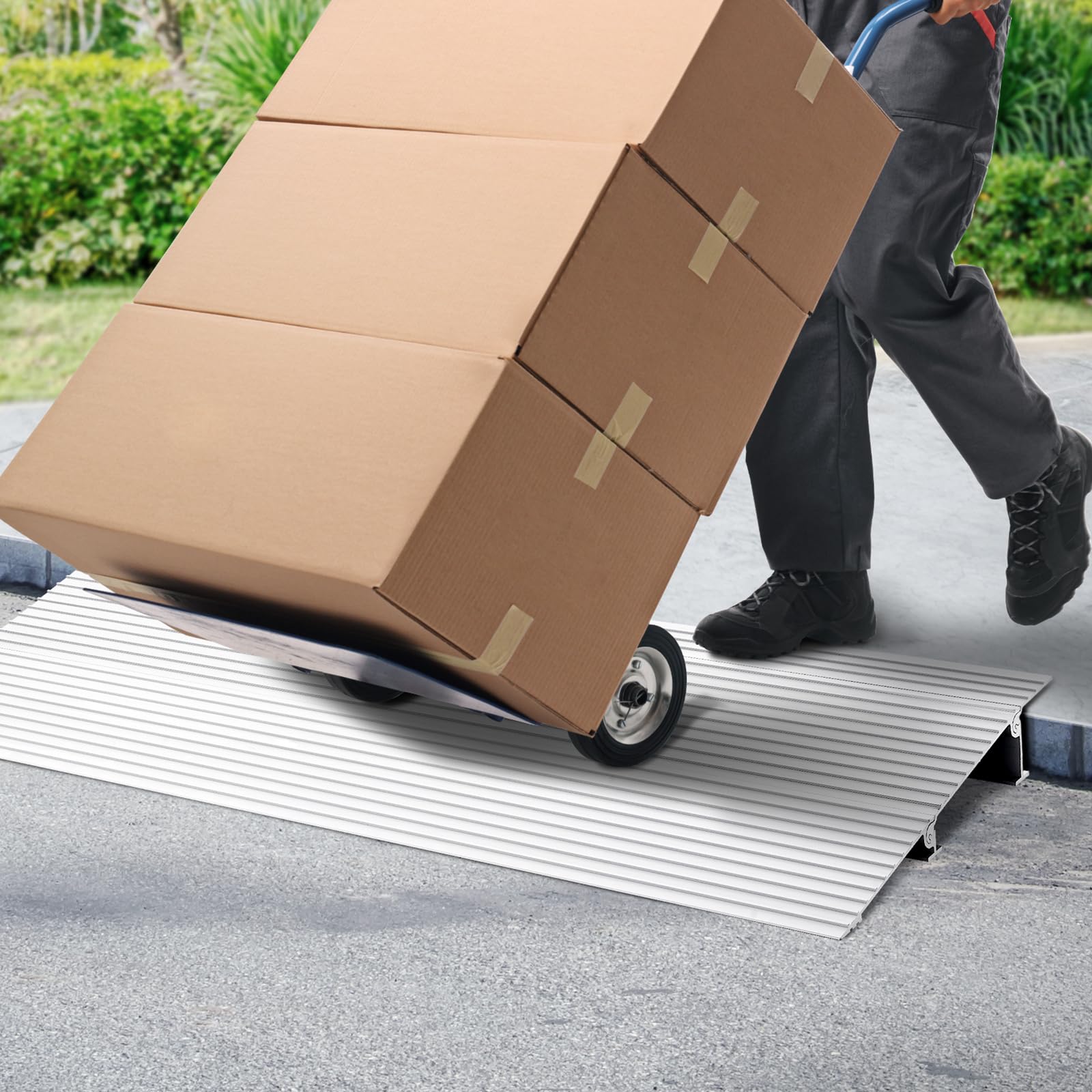 Snapklik.com : Door Threshold Ramp, 2" Rise Door Ramp For Wheelchairs ...