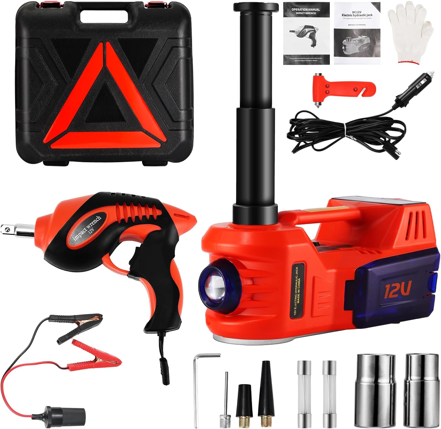 Amazon.com: Electric Jack BENYAN 5 Ton Car Jack Kit with Electric ...