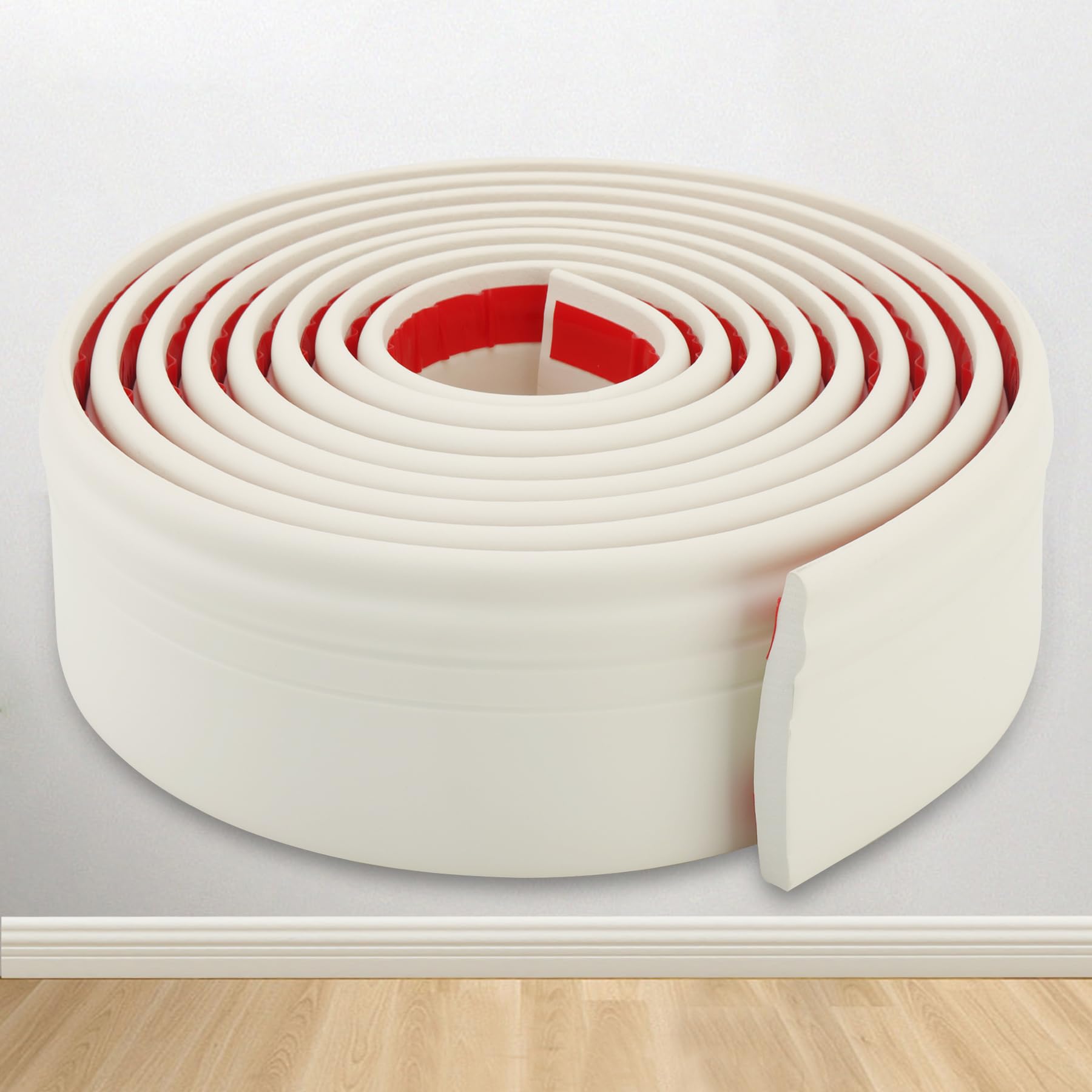 Snapklik.com : Peel And Stick Hardened Baseboard Trim, Flexible Chair ...