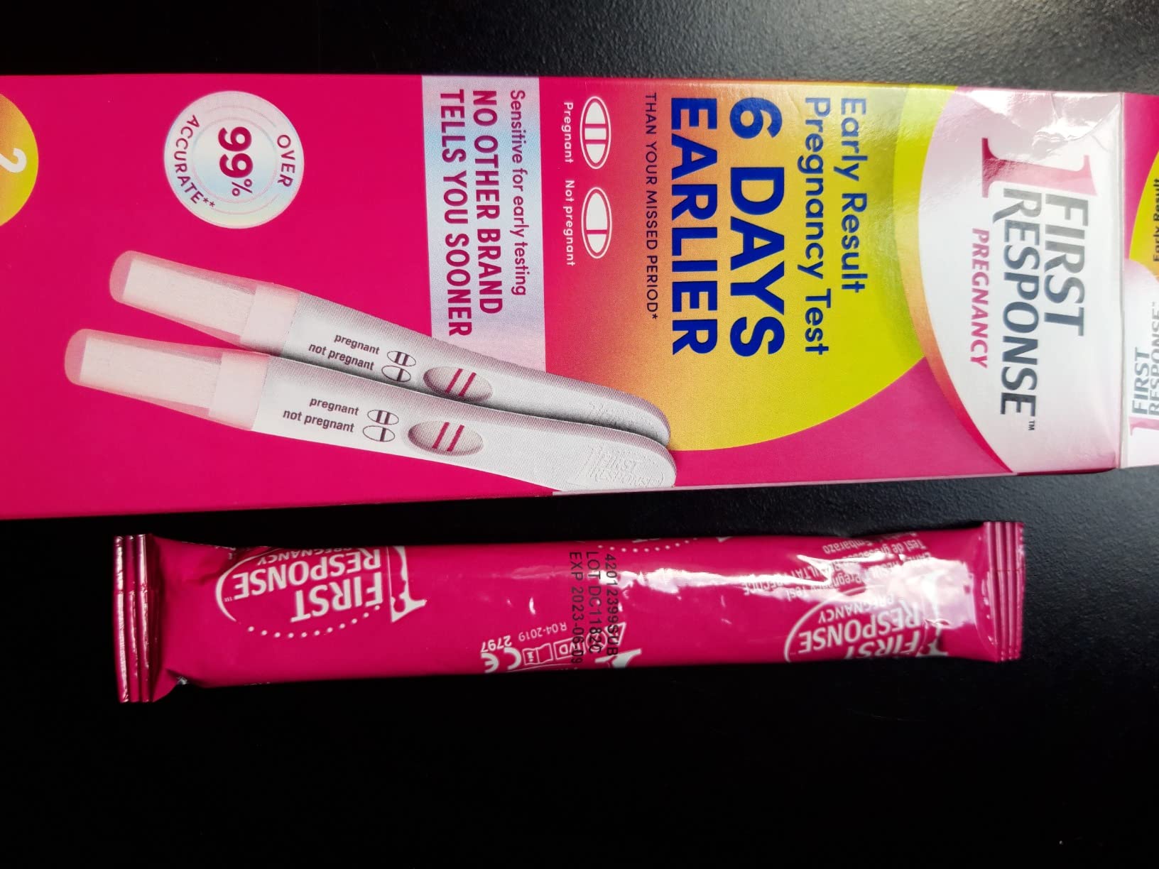 First Response Early Result Pregnancy Test, 2 Count (Pack of 1 ...