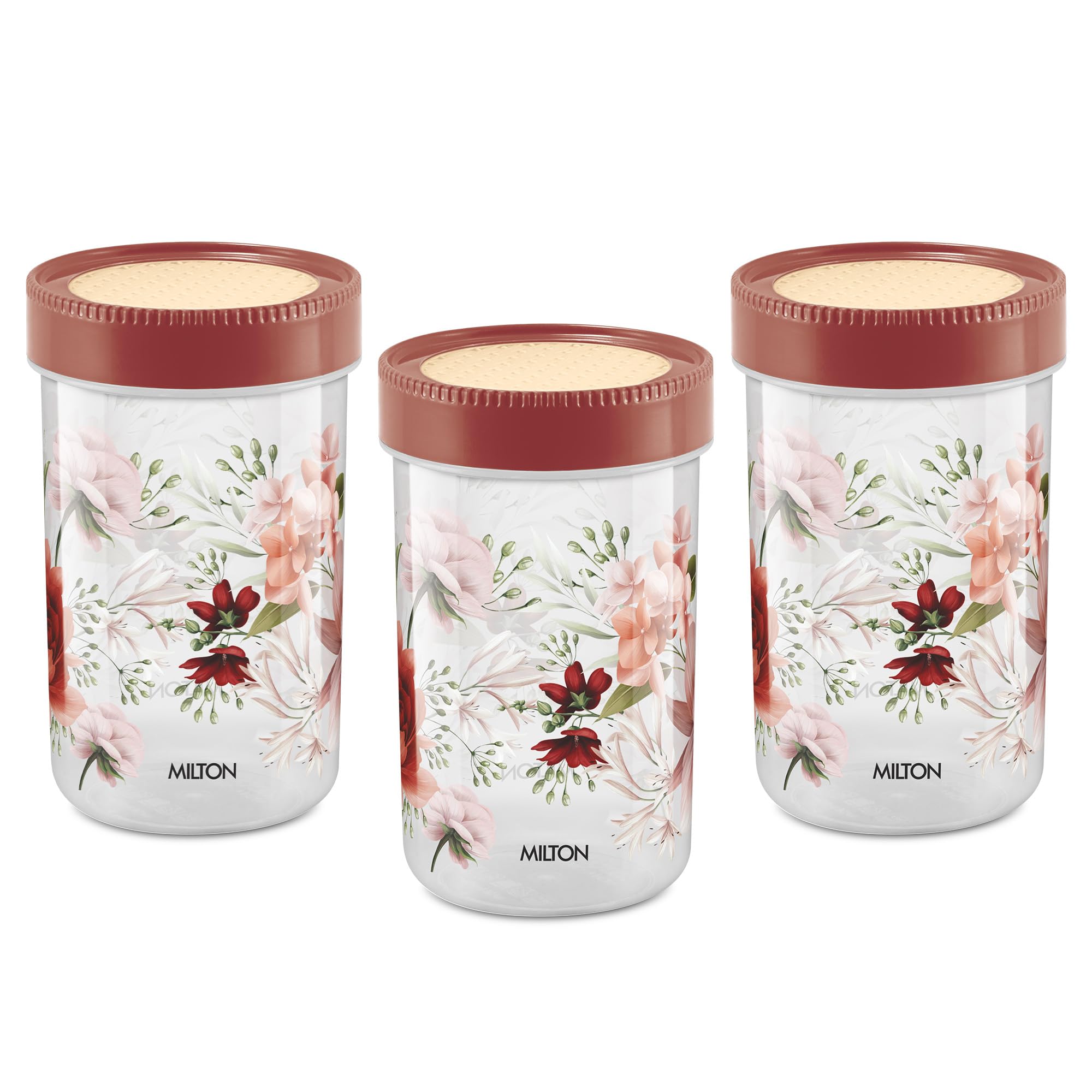 Buy MILTON Nova 2000 Airtight Containers, Set of 3 for Kitchen Storage ...