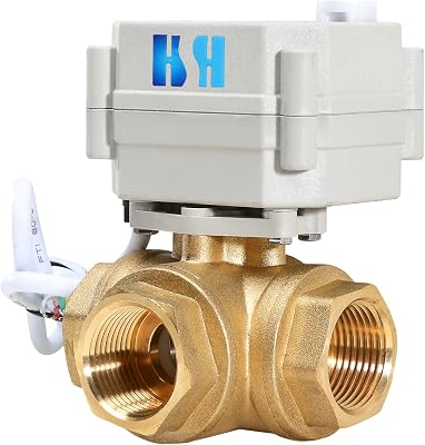 3 Way 34 inch 12V24V ACDC L Type Auto Return Brass Australia | Ubuy