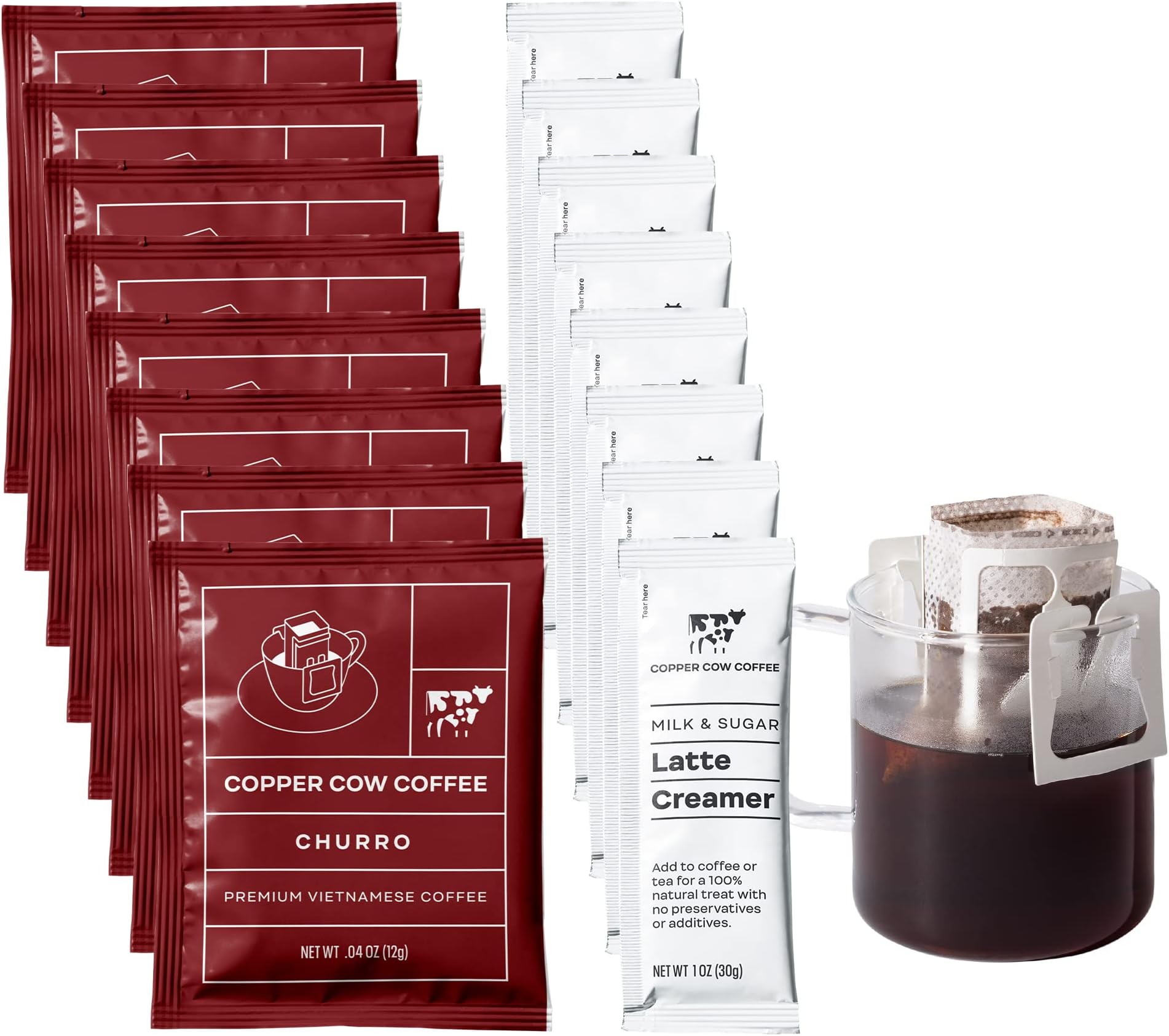 Amazon.com : Copper Cow Coffee Premium Vietnamese Coffee: Single-Serve ...