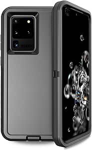 Anloes Defender Case for Samsung Galaxy S20 Ultra Phone Case Heavy Duty Shockproof Dustproof 3 ...