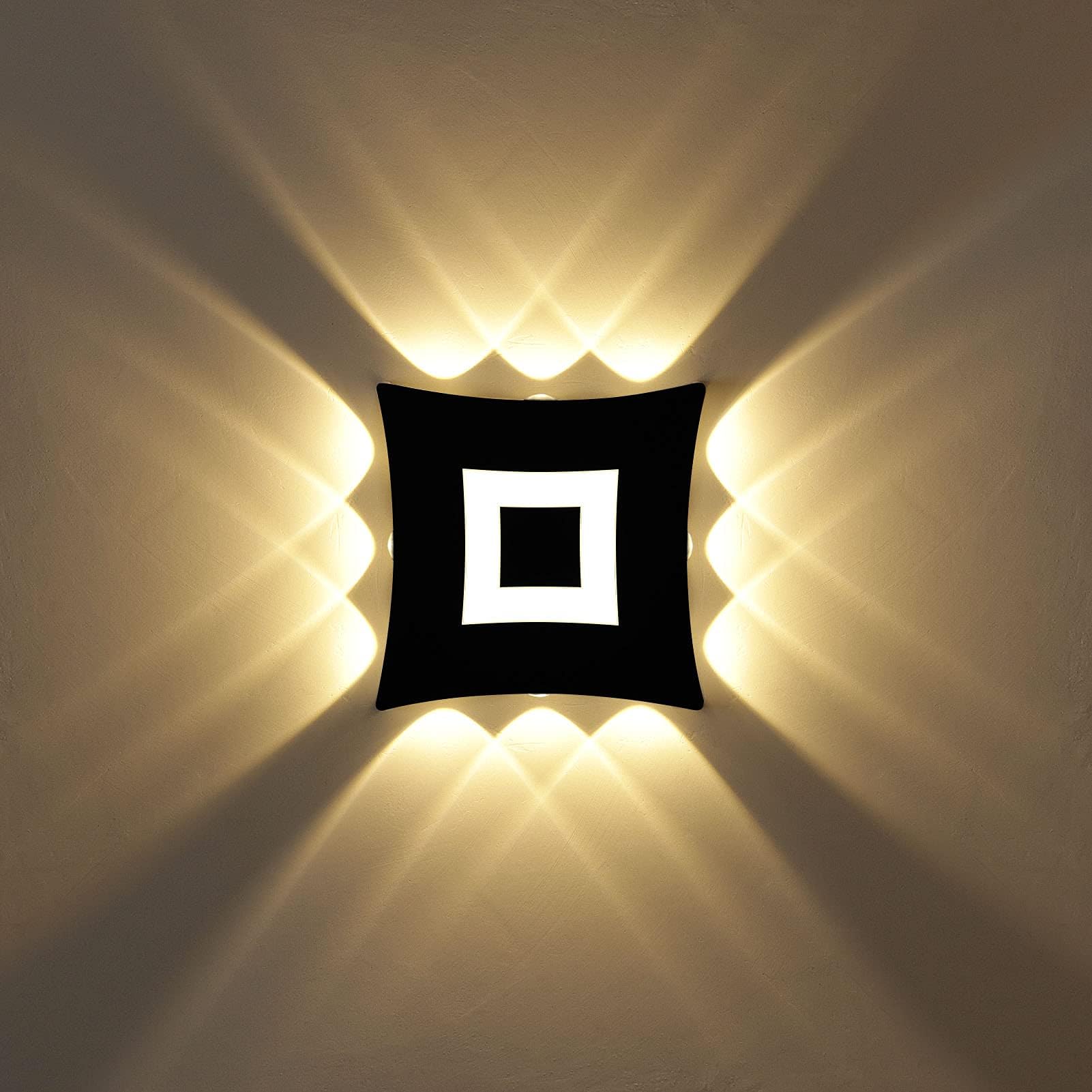 KAWELL 12W Créatif Moderne Applique Murale LED Lampe Murale Up Down ...