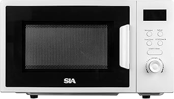 SIA FDM21WH 20L White Microwave, Digital Display, 700W, 8 Auto ...