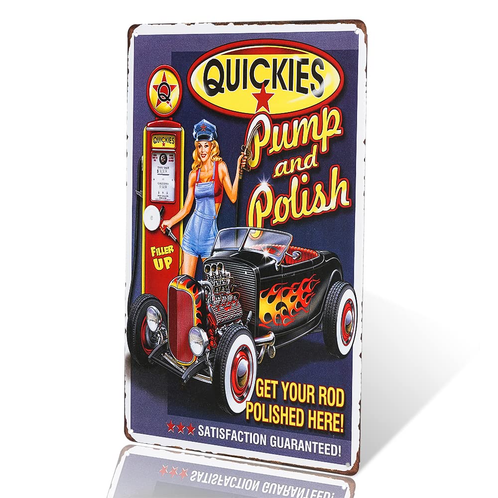 Amazon.com : dingleiever- Full Service Garage Pin up Metal Sign Vintage ...