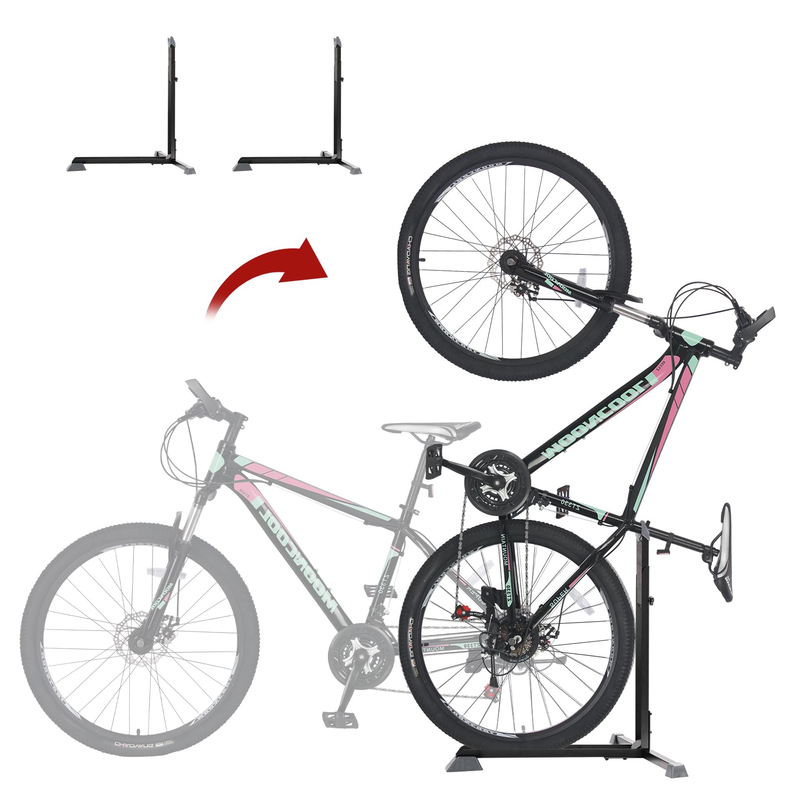 Amazon.com: NAIZEA Bike Stand Vertical Bike Racks, Foldable Bicycle ...
