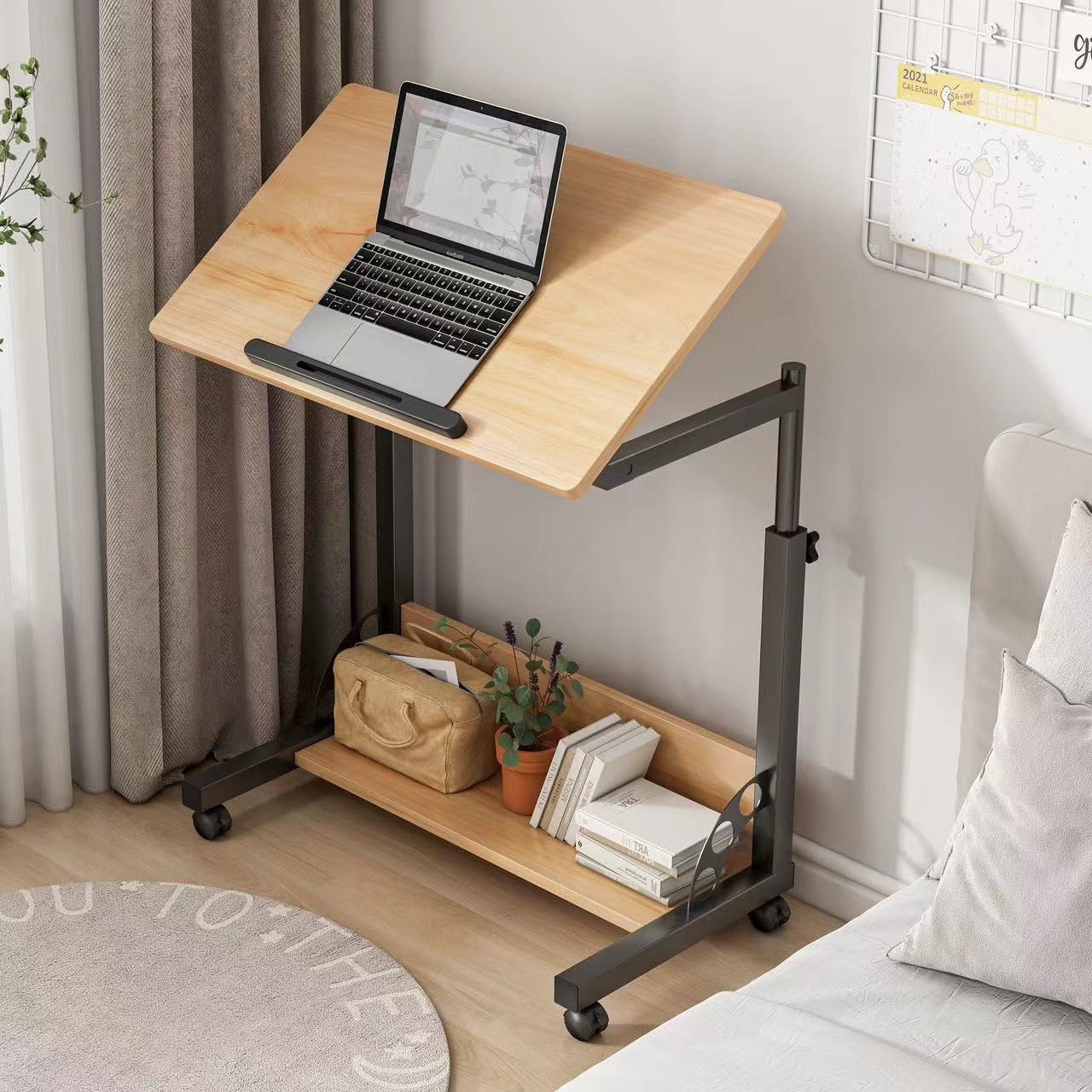Snapklik.com : Furist Overbed Table, Bed Desk, Mobile Standing Desk ...