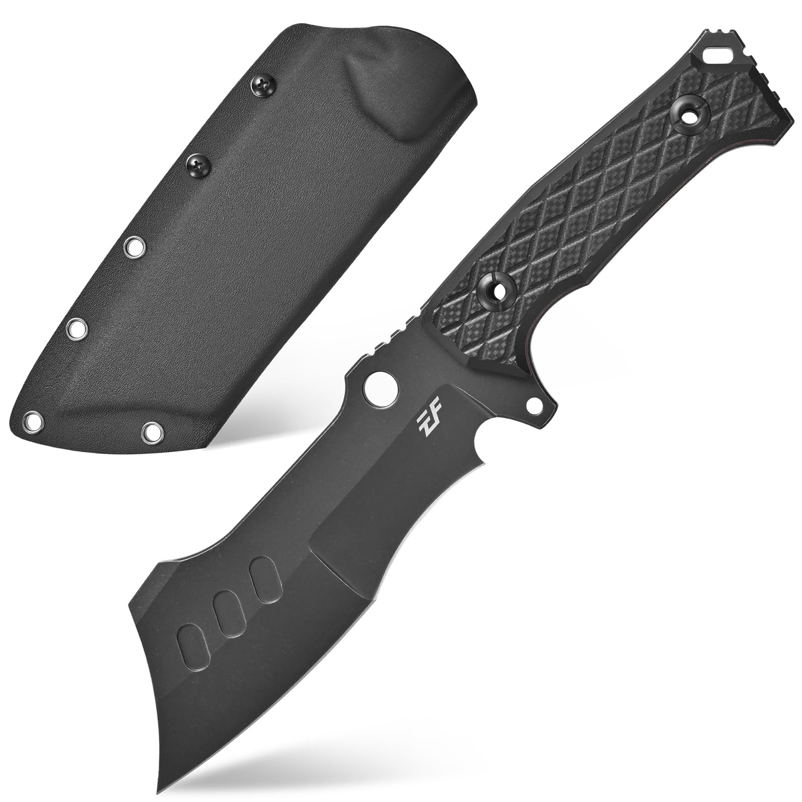 Amazon.com : Eafengrow EF155 Fixed Blade Knife DC53 Steel Blade Full ...