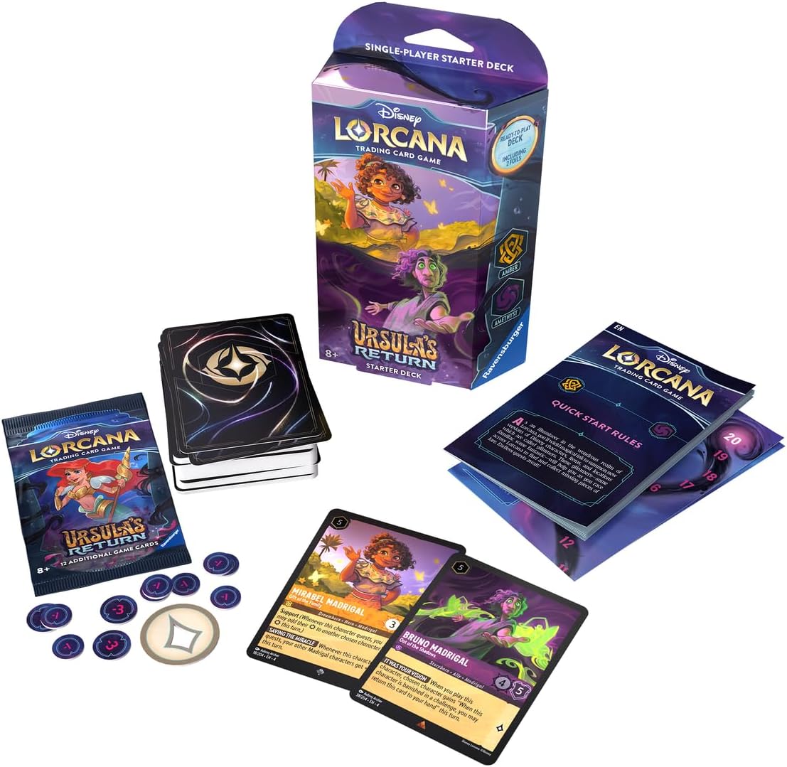 Amazon.com: Ravensburger Disney Lorcana TCG: Ursula's Return - Amber ...