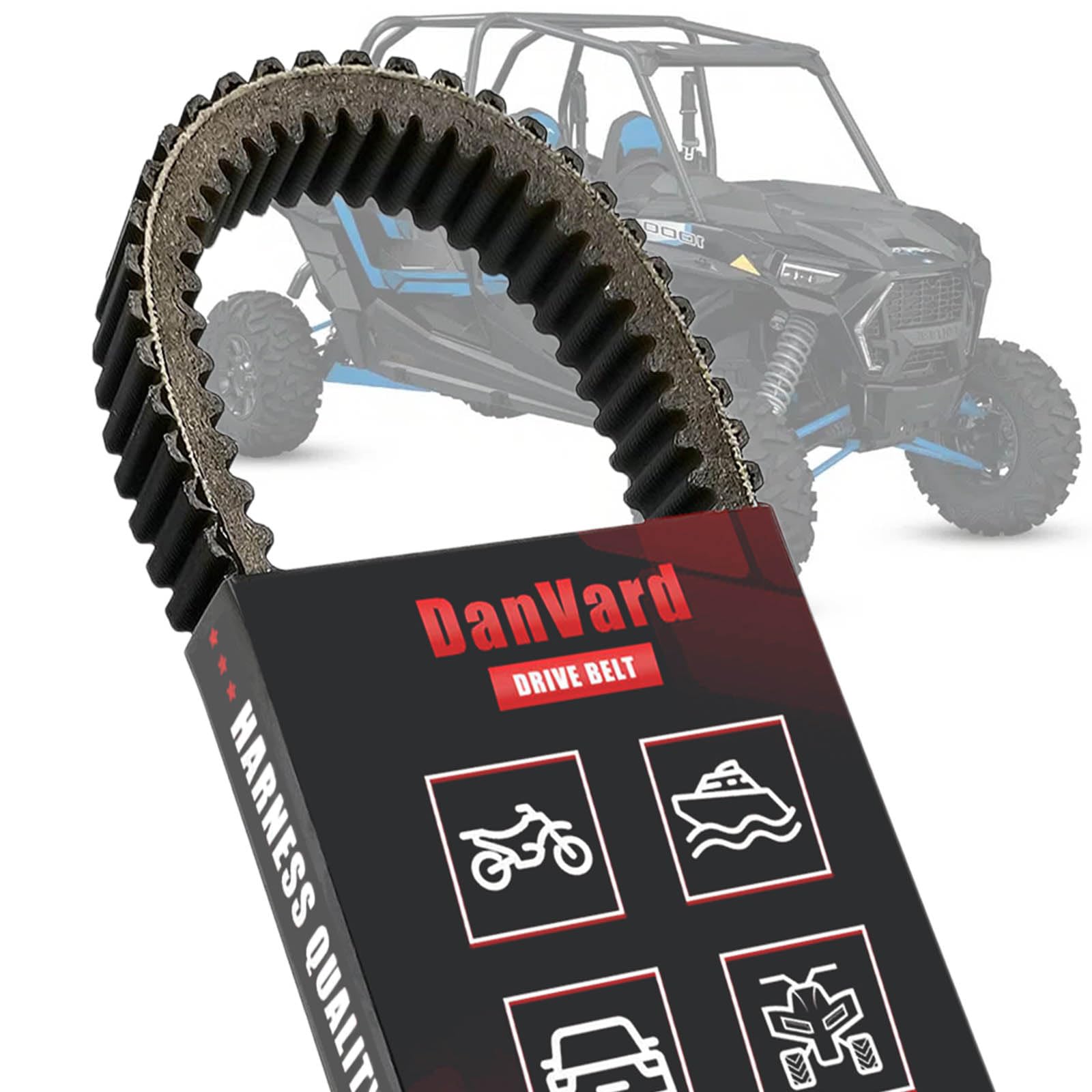 Amazon.com: DANVARD Drive Belt Compatible with Polaris RZR XP XP4 1000 ...